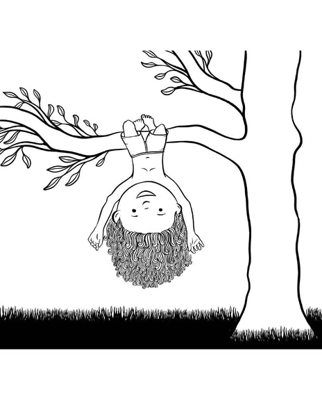 yoga kids coloring book